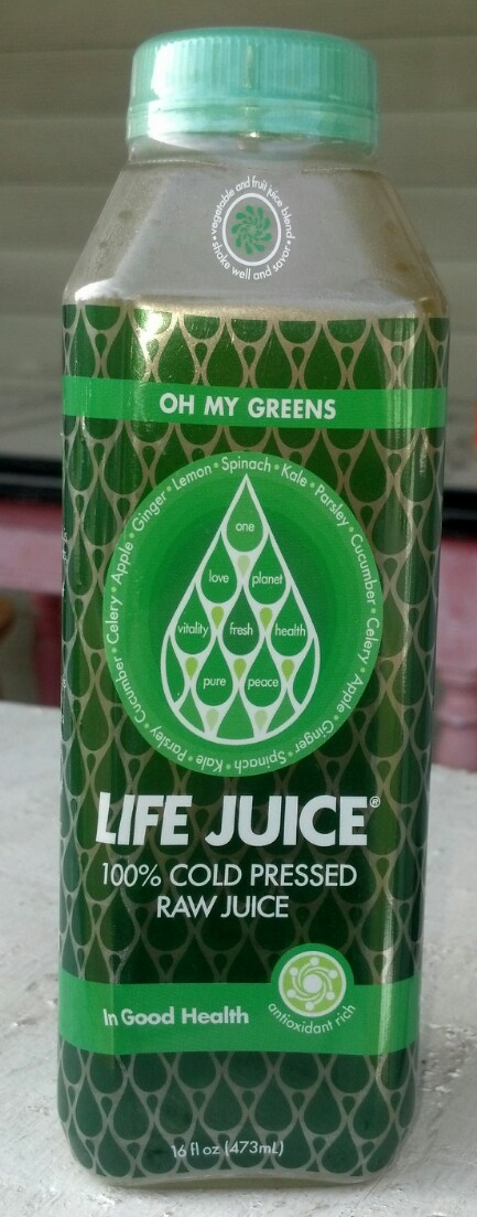 Life Juice 100% Cold Pressed Raw Juice Oh My Greens - Thirsty Dudes