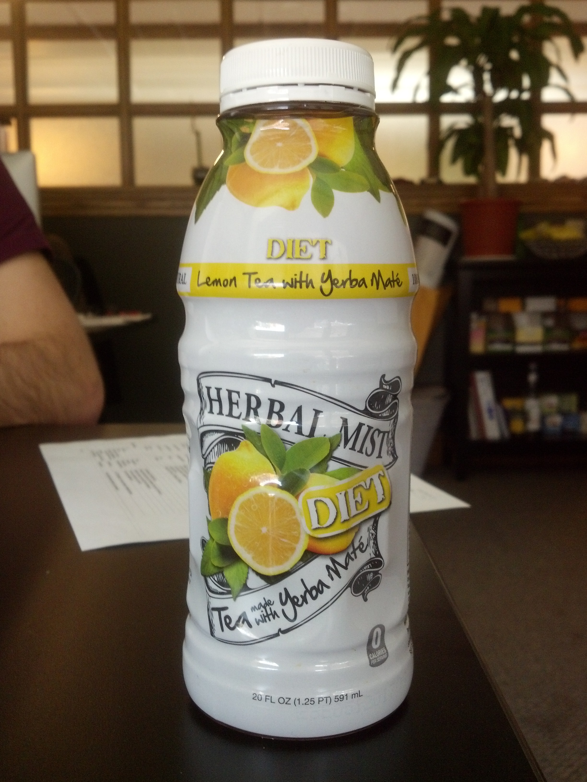 Herbal Mist Tea made with Yerba Mate Diet Lemon - Thirsty Dudes