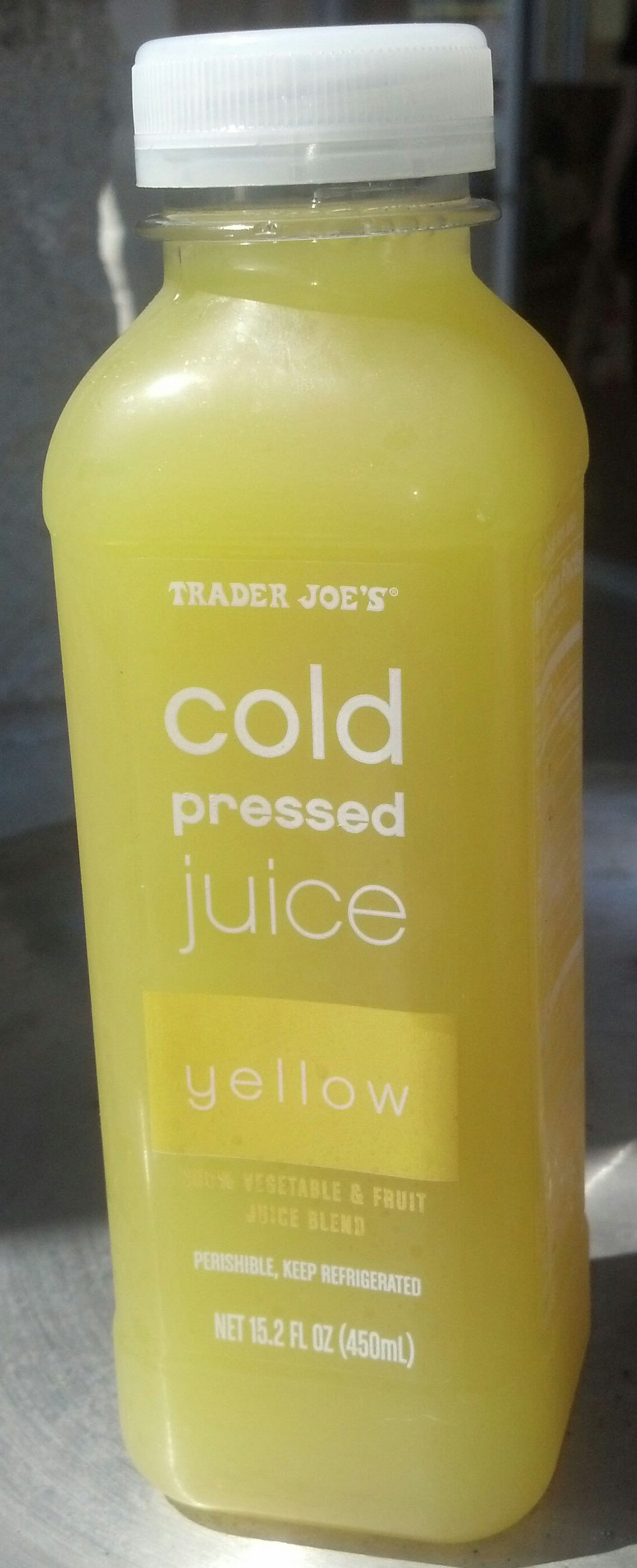 Trader Joe's Cold Pressed Juice Yellow - Thirsty Dudes