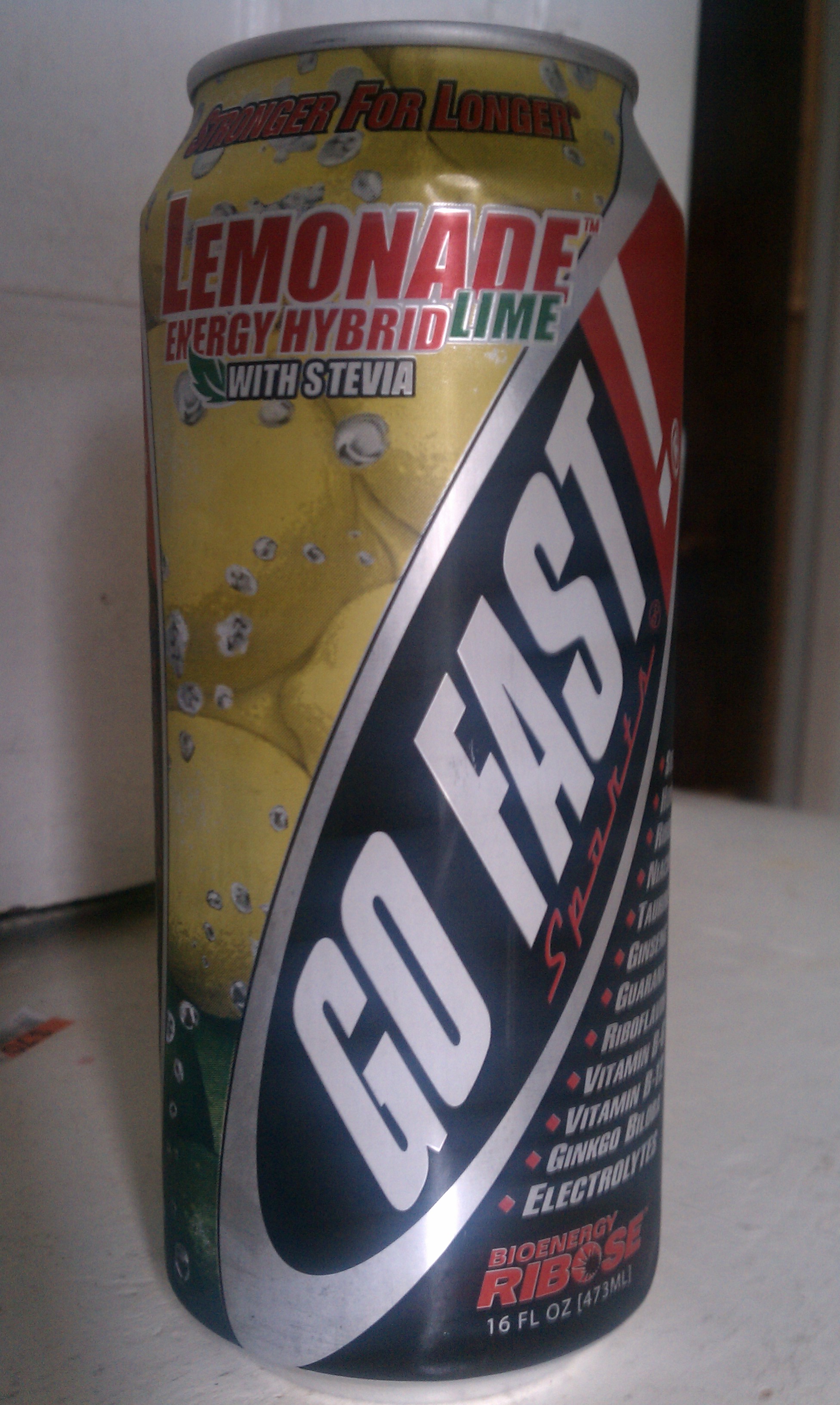 Go Fast Sports Lemonade Lime Energy Hybrid - Thirsty Dudes