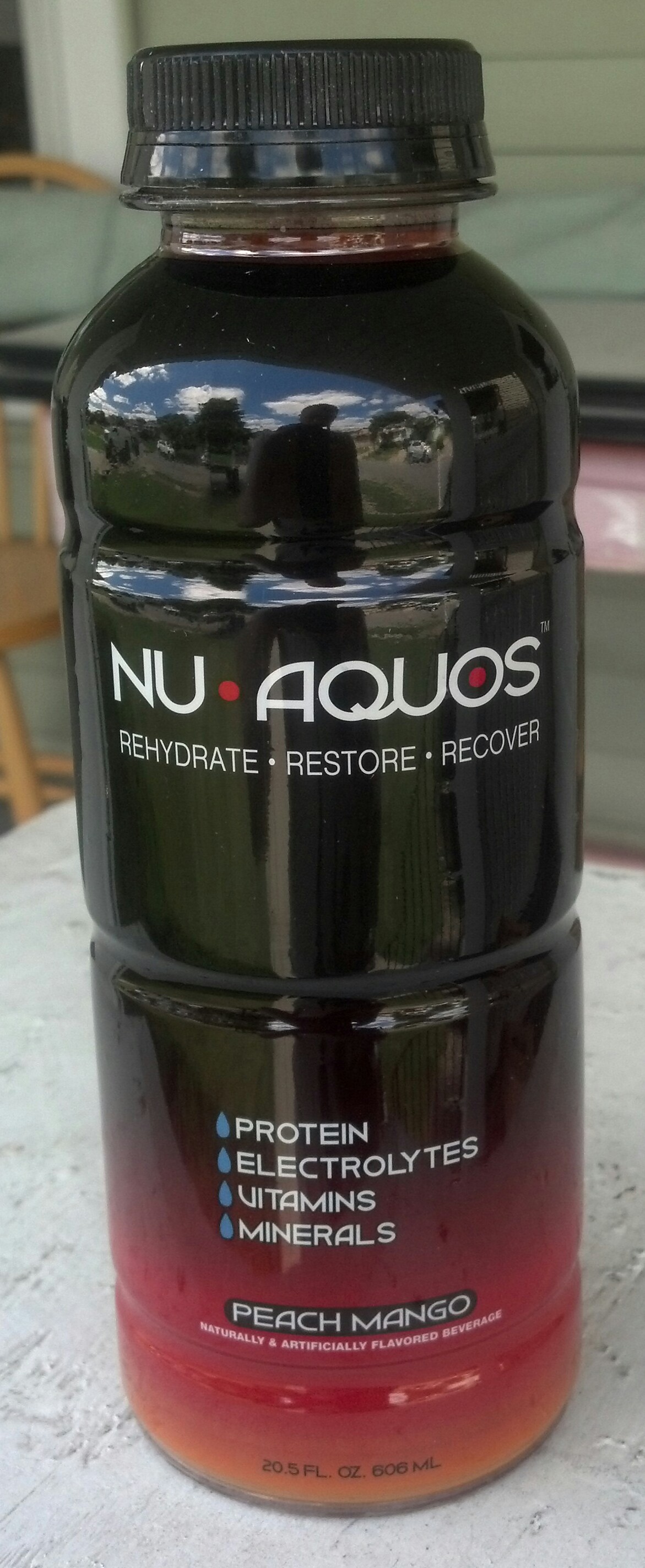 Nu Aquos Rehydrate Restore Recover Peach Mango - Thirsty Dudes