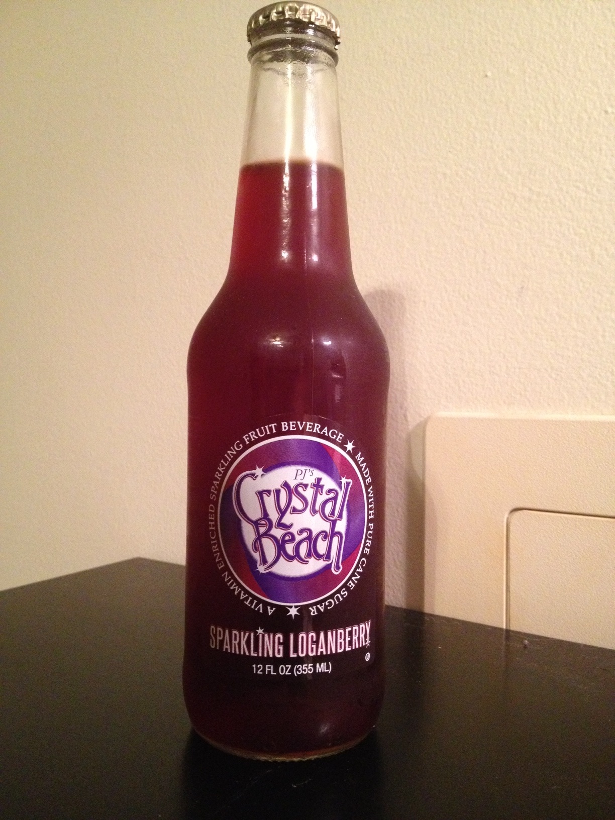 Crystal Beach Sparkling Loganberry - Thirsty Dudes