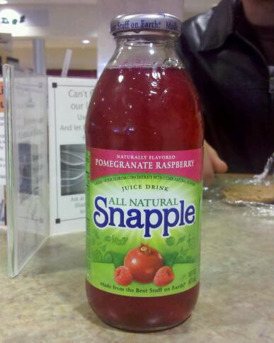 Snapple All Natural Pomegranate Raspberry - Thirsty Dudes
