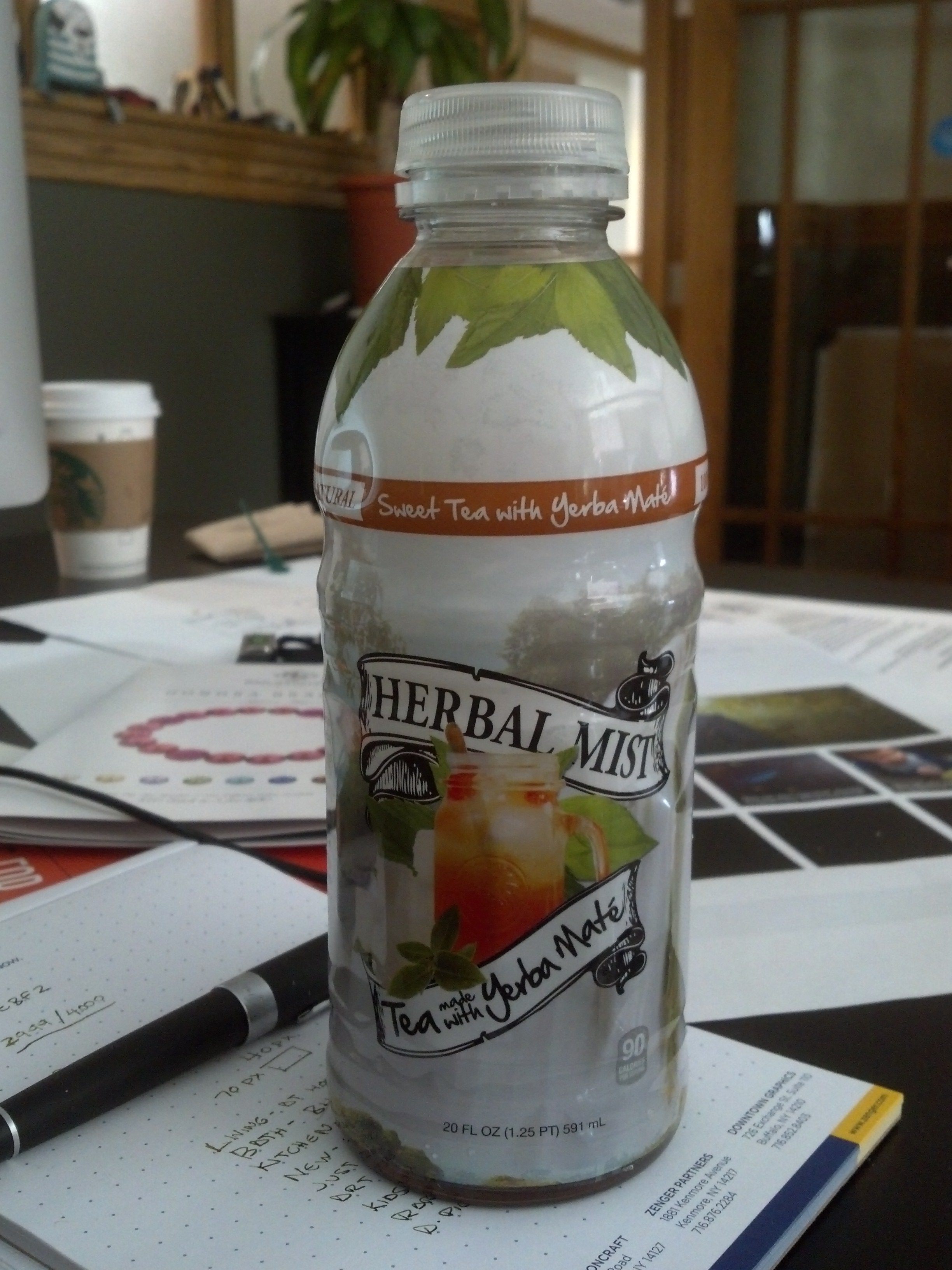 Herbal Mist Tea made with Yerba Mate Sweet Tea - Thirsty Dudes