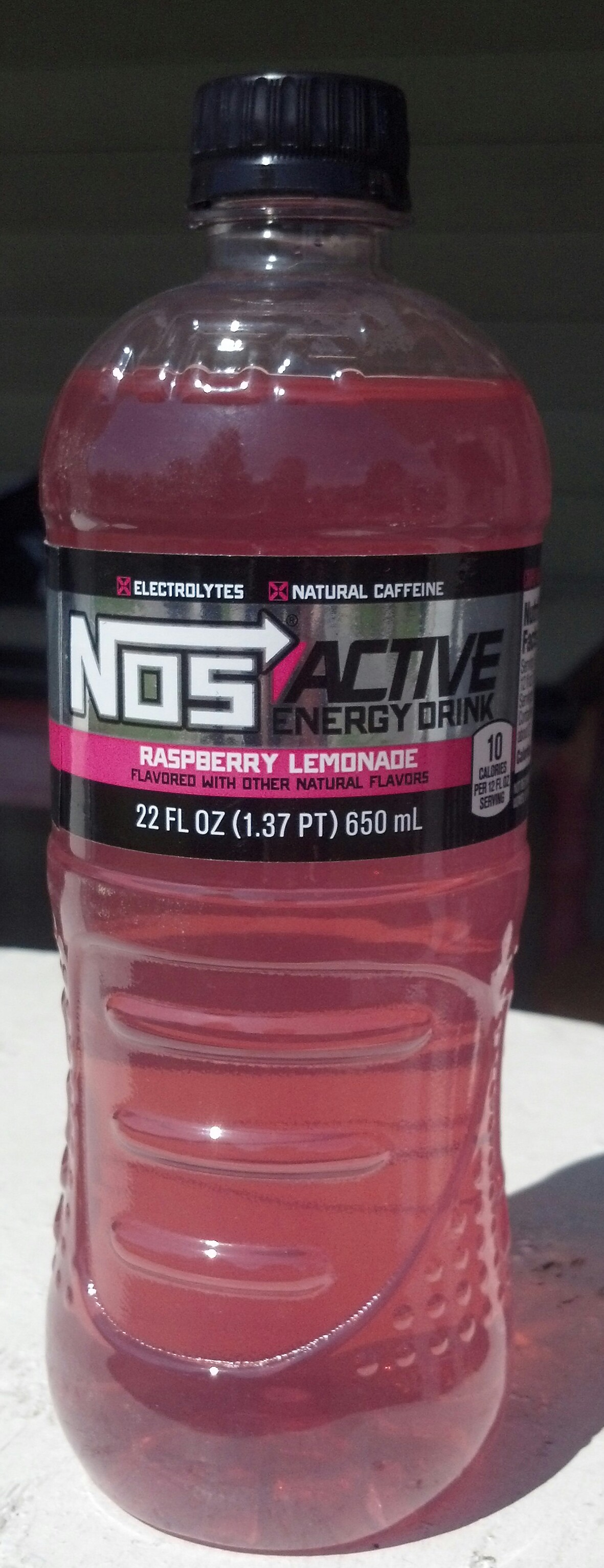 NOS Active Energy Drink Raspberry Lemonade - Thirsty Dudes